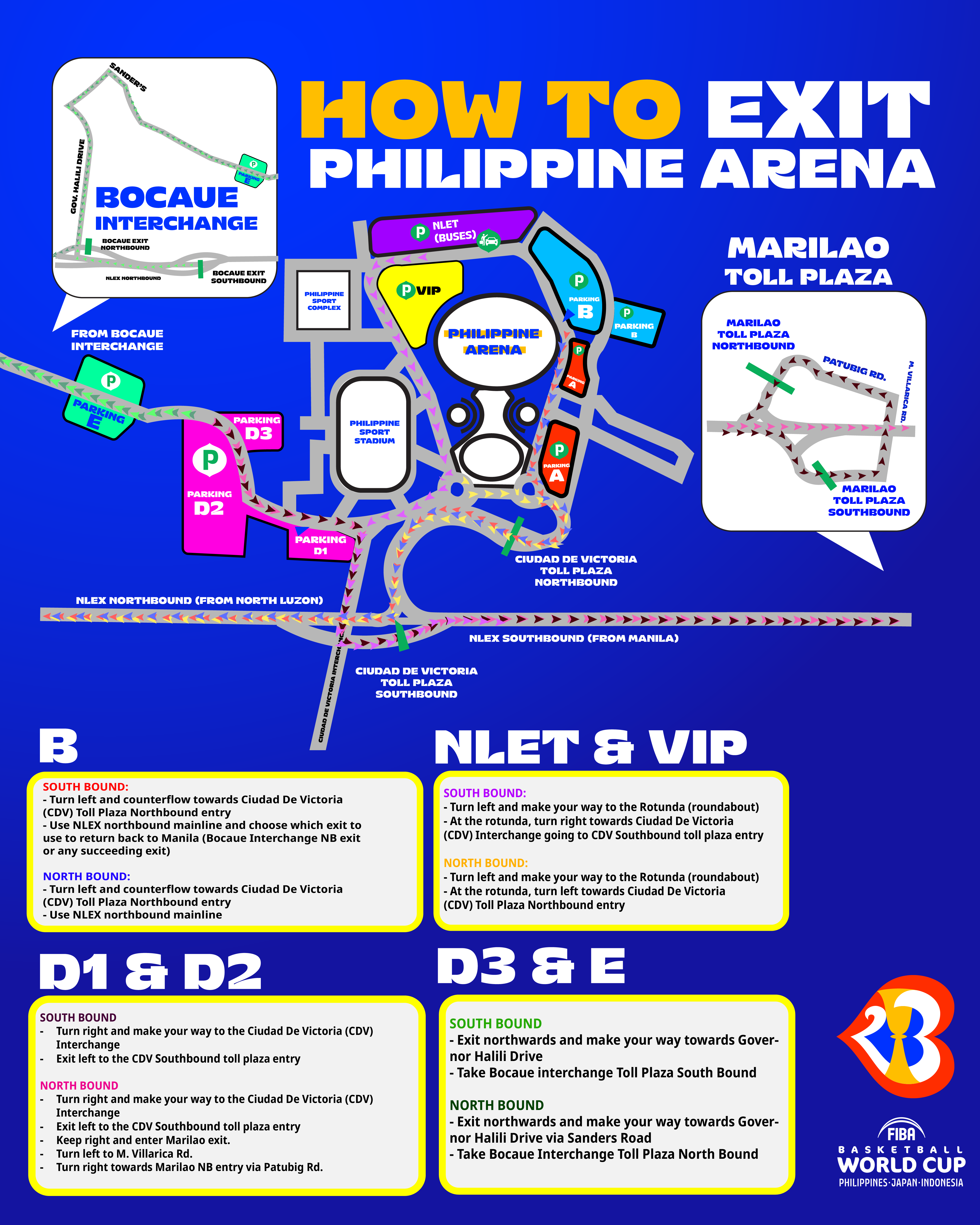Philippine Stadium Map